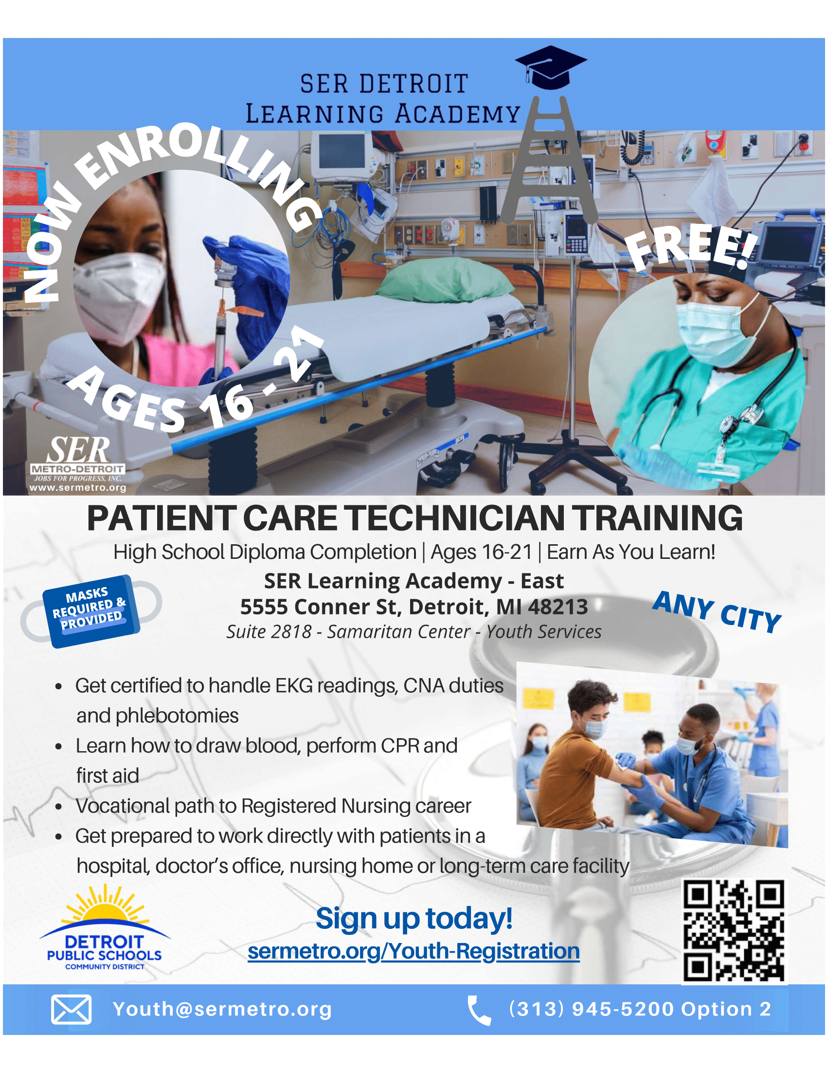 Vocational Placement – Patient Care Tech - SER Learning Academy